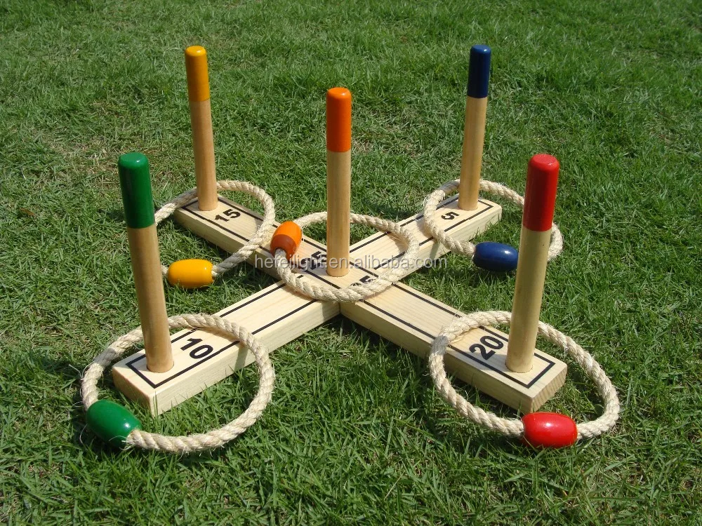 Garden Game Product Quoits Ring And Quoits Set With 5 Quoits Buy Wooden Sports Productgarden