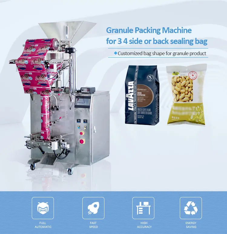 Automatic Puffed Food Popcorn Packaging Machine,Pop Corn Plastic Bag ...