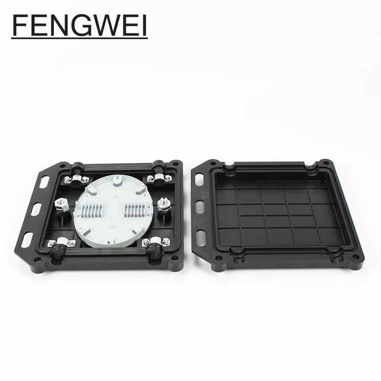 24/12 Core Fiber Optic Splice Box Horizontal Type 2 Inlets 2 Outlets ...