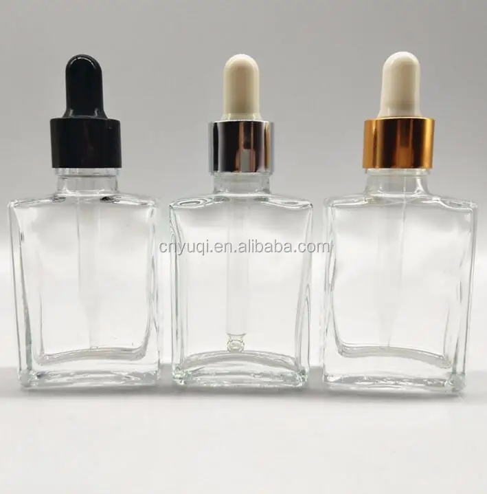 30ml Round Glass Oil Bottle With Dropper And Different Cap - Buy Oil ...