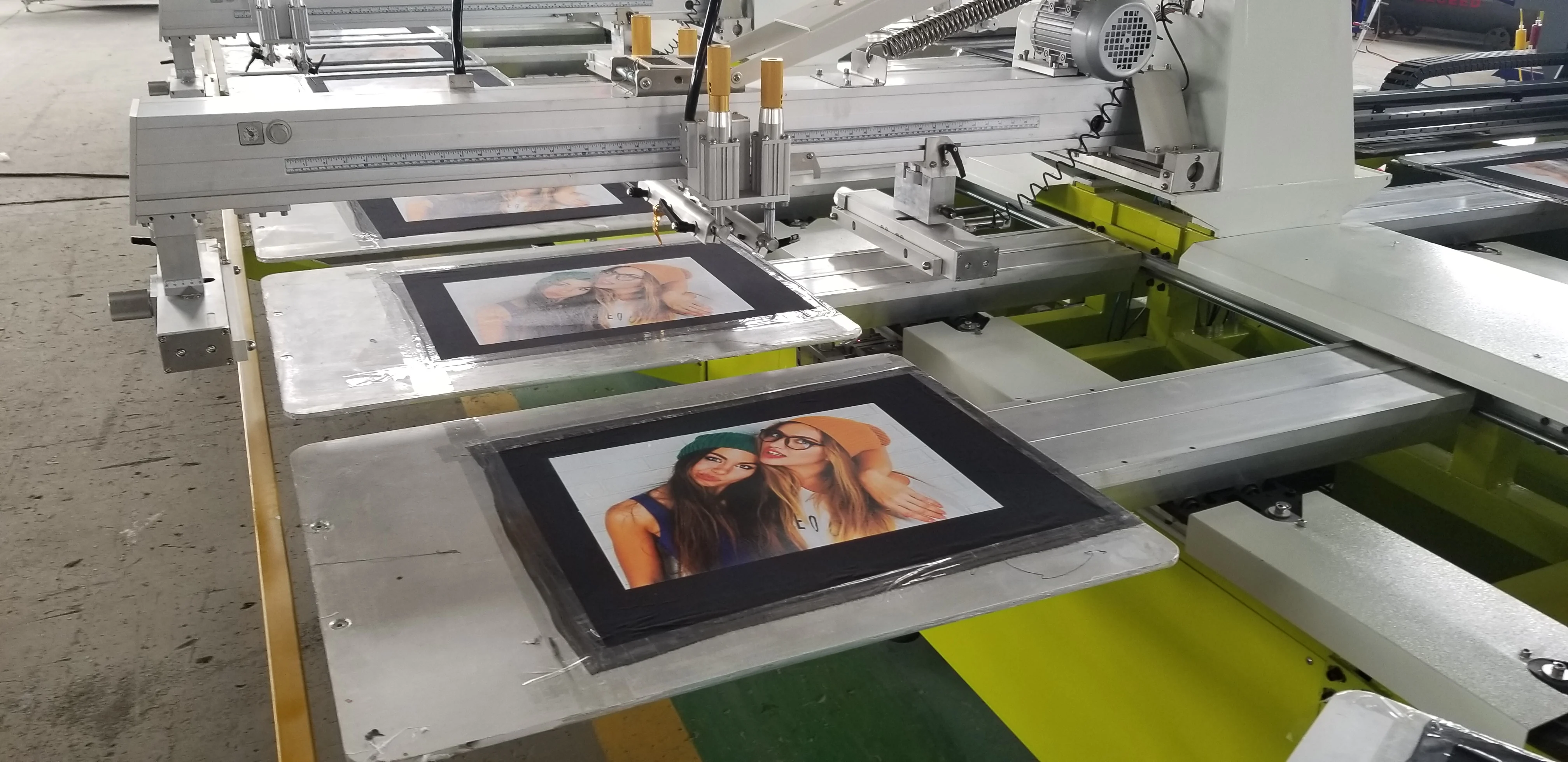 3 Color Oval Hybrid Digital Printing Machine With 3 Screen Printing ...