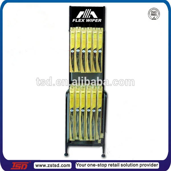 Custom Floor Promotion Pos Metal Windshield Wiper Blade Display Rack ...