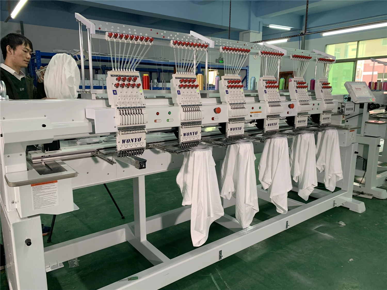 2019 Computerized Tajima Embroidery Machine Bordadora 6 Heads For Cap ...