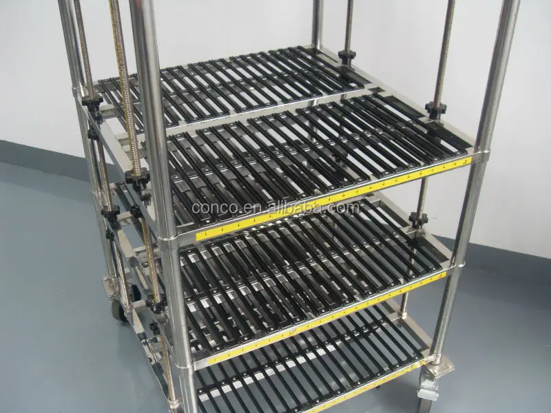 Esd Smt Pcb Storage Plastic Cart - Buy Esd Pcb Cart,Esd Pcb Trolley ...