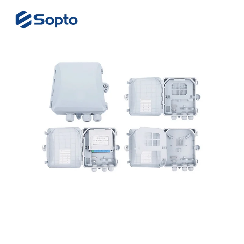 Sopto Factory Fiber Splitter Distribution Box 2 4 6 Cores for Outdoor ...