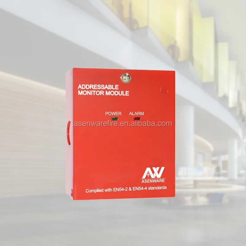 Aw-d110 Asenware Addressable Fire Alarm Monitor Module - Buy ...