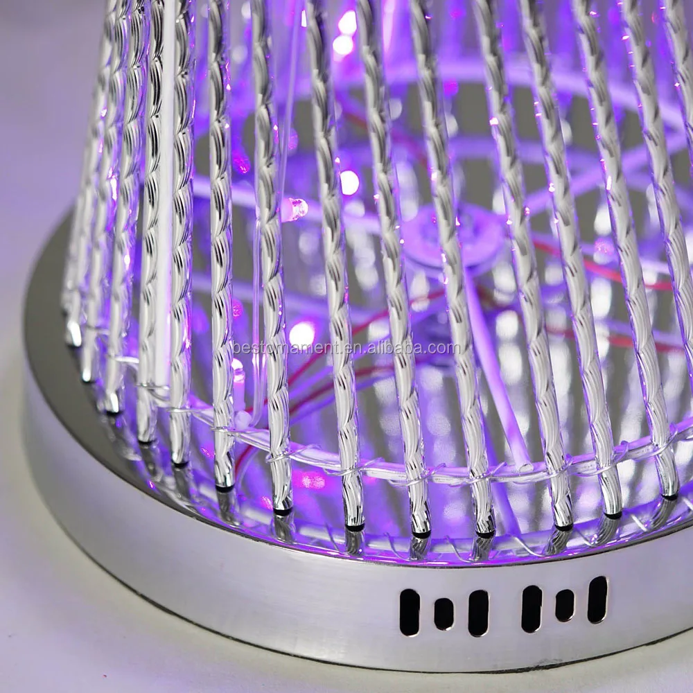 24" Tall LED Lights Spiral Tower Centerpiece for Weddings