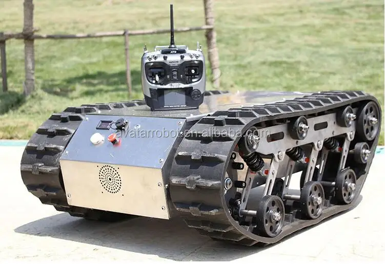 RC Platform Robot Chassis with Caterpillars - Load Weight 75KG ...