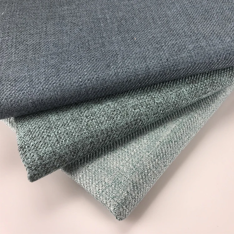 JES 100% Polyester Imitation Linen Look Classic Upholstery Fabric