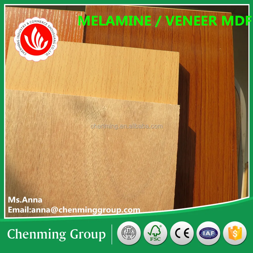 Melamine MDF and UV Acrylic PVC PETG HPL MDF for Home Furniture Decoration