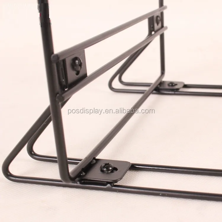 Supermarket Metal Display Rack With Sign Holder Advertising Display ...