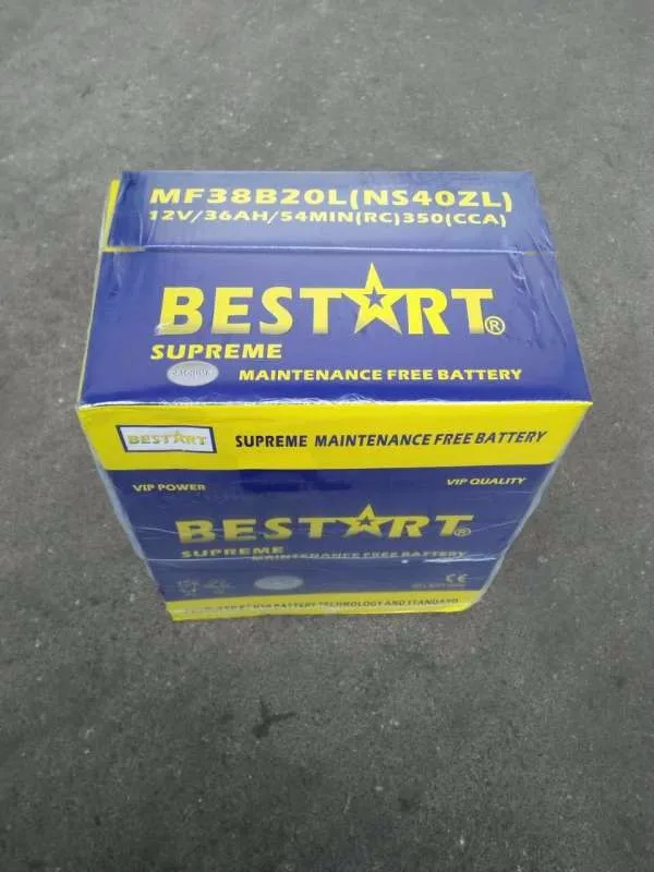 Korean Standard 38B20LMF 12V 35Ah Maintenance Free Car Battery ...