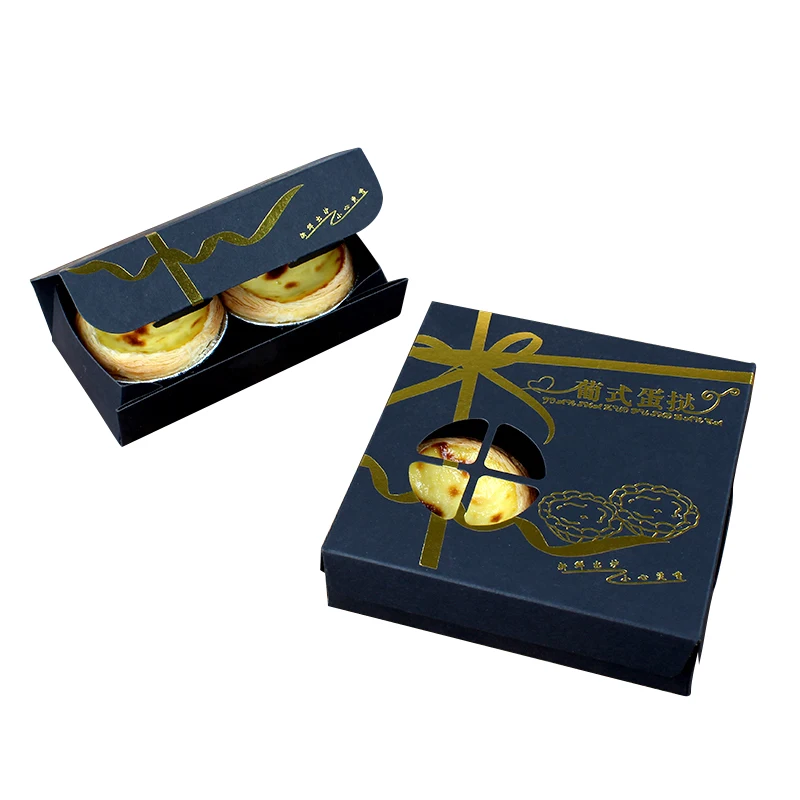 Customized Printed Plastic Pvc Kraft Paper Tart Box Tarts Packaging Box ...