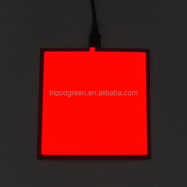 10x10cm Electroluminescent Panels,El Panels Light,El Sheets With Usb ...