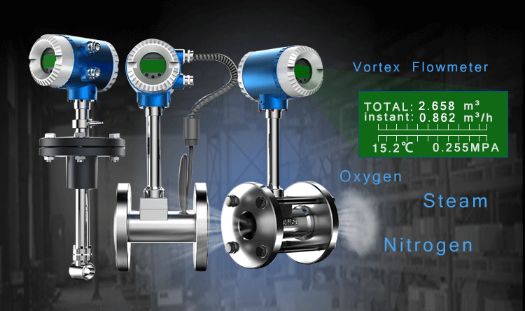 Factory Supply Vortex Flow Meter Insert Electronic Flowmeter - Buy ...