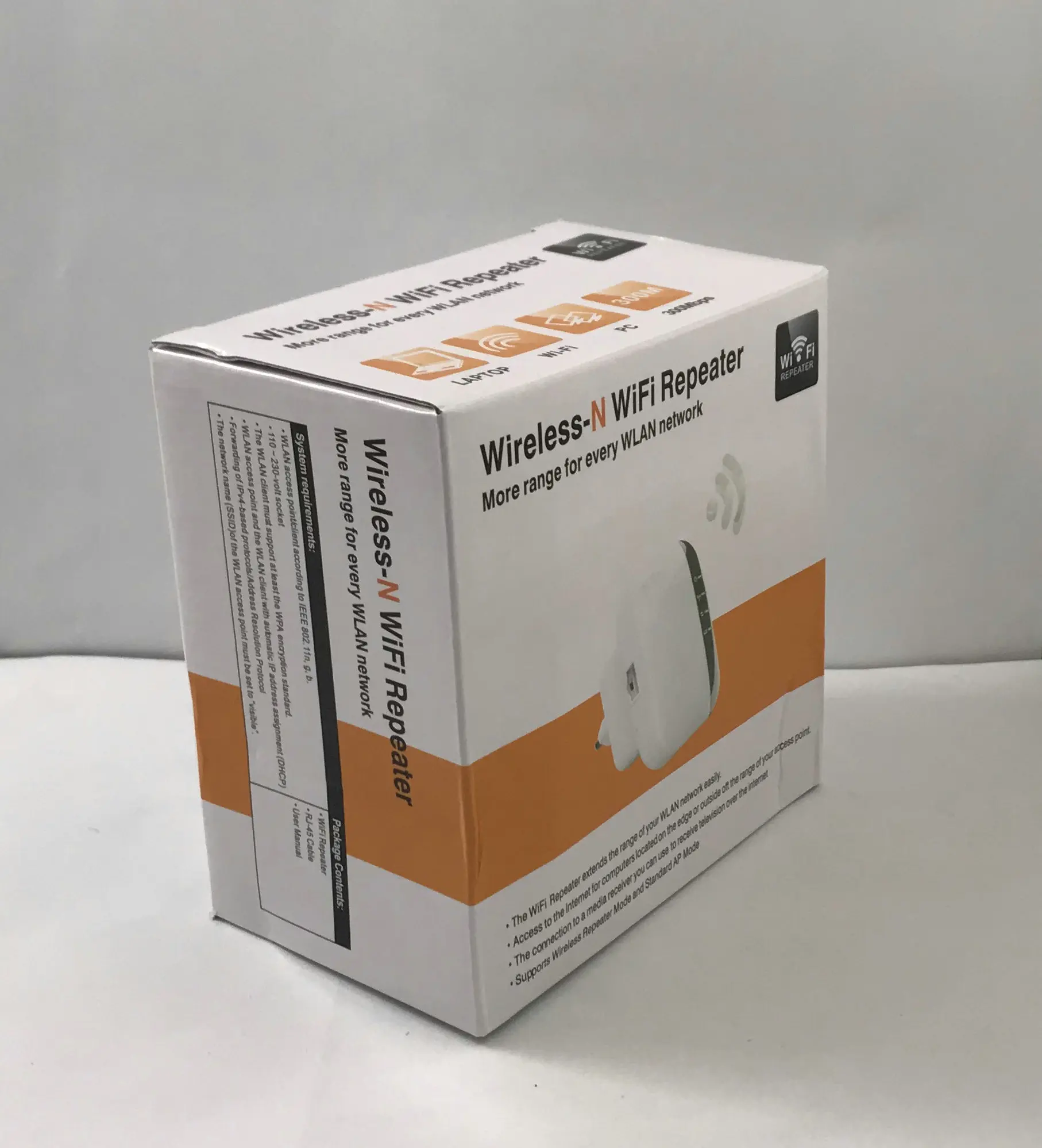 Wireless-n 300mbps Wifi Repeater 802.11 N/b/g Wifi Range Extender Ce ...