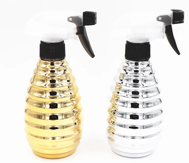 Luxury Golden Empty Spray Bottles Fine Mist Spray Hairdressing Flowers ...