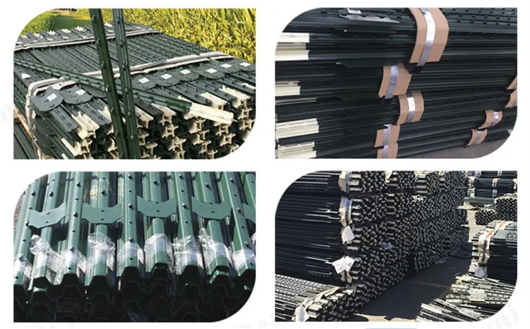 American Steel Studded T Fence Post 10 Ft Galvanized Fence Post For ...