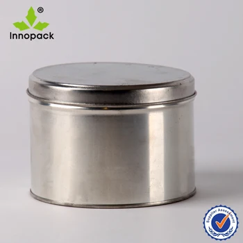 Small Stainless Steel Metal Tin Can With Snap On Lid For Chemical Or ...
