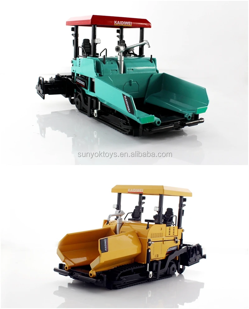 Diecast Alloy 1:40 Mini Paver Construction Truck Model Die Cast Car Toy ...