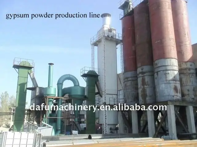 Natural Gypsum Powder Processing Equipment,Gypsum Powder Making Machine ...