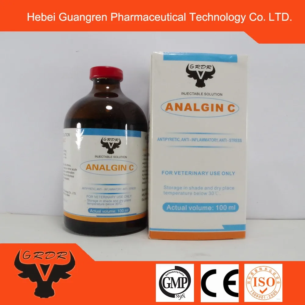 Veterinary Medicine Cattle Antipyretic Analgesics Drugs Grdr Analgin ...