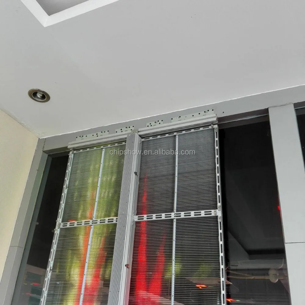 Pantalla Led Transparente De Pared De Ventana De Vidrio Para Publicidad ...