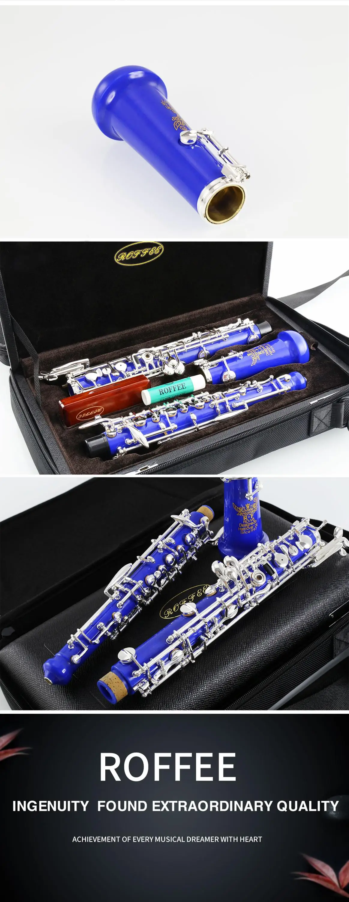 Roffee V6 Professional Performance Level Blue Abs Body Silver Plated ...