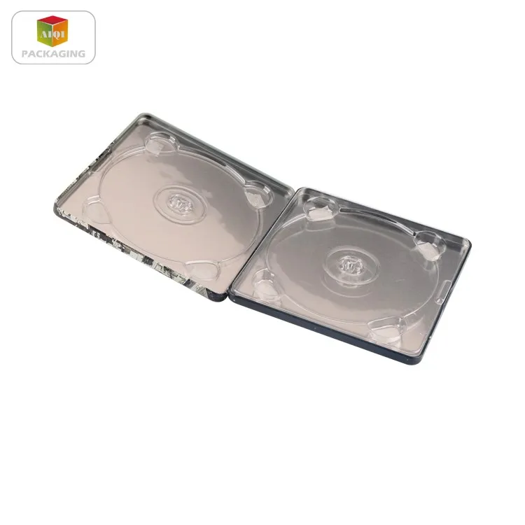 High Quality Square Cd/dvd/vcd Tin Box With Hinge - Buy Cd/dvd Metal ...