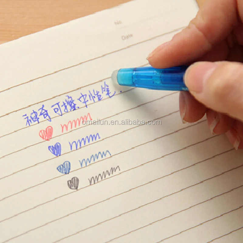Personalized Magic Removable Disappearing Ink Erasable Gel Pen Auto ...