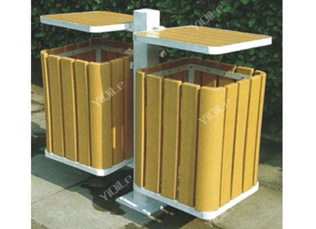 Environmental Wooden Outdoor Wooden Dustbin - Buy Wooden Dustbin ...