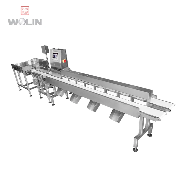 Beef Meat Chicken Weight Grader Sorting Classifier Double Belt Check ...