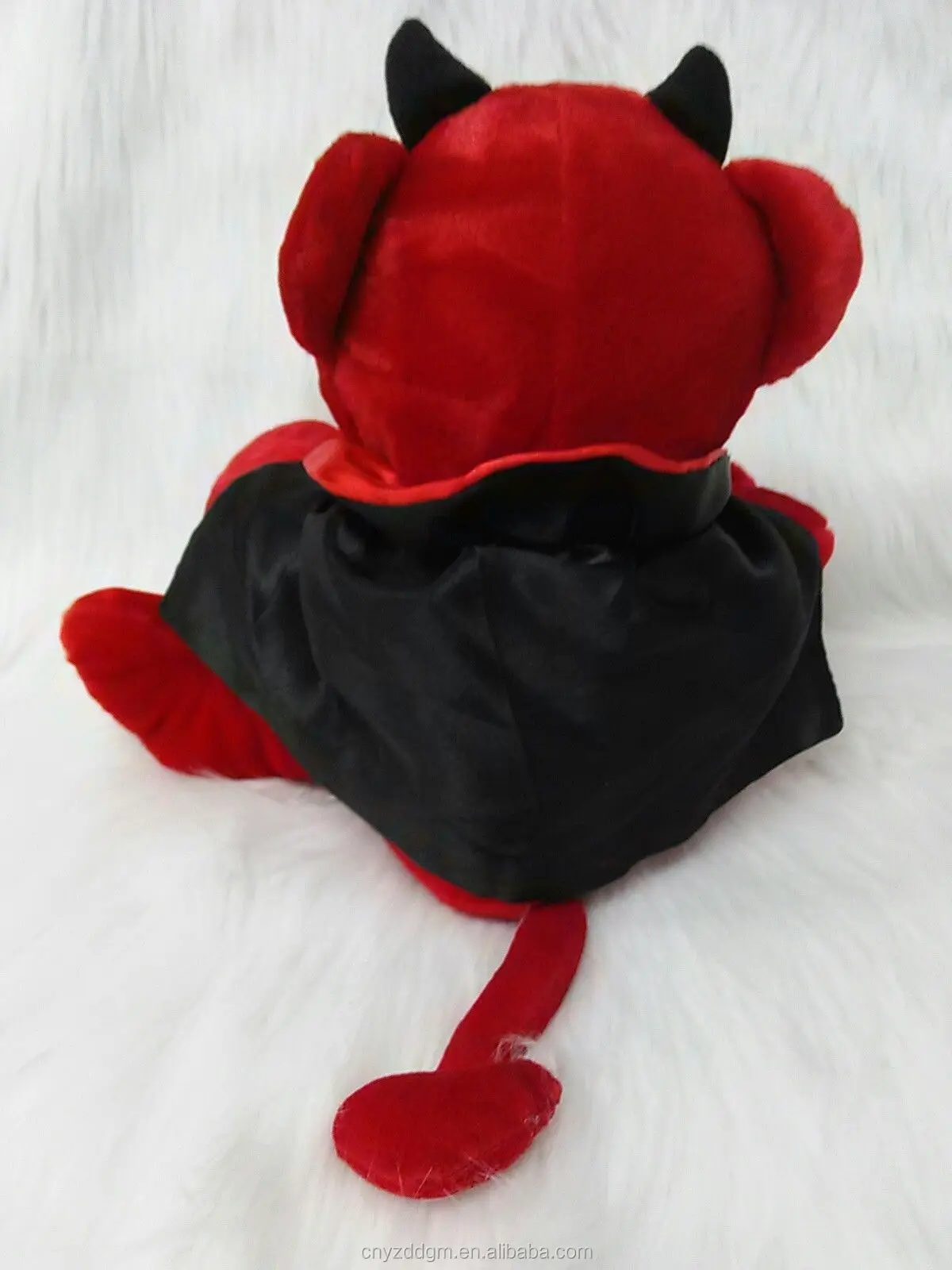 10" Red Hot Valentine Bear Devil - Best Made Plush Toy