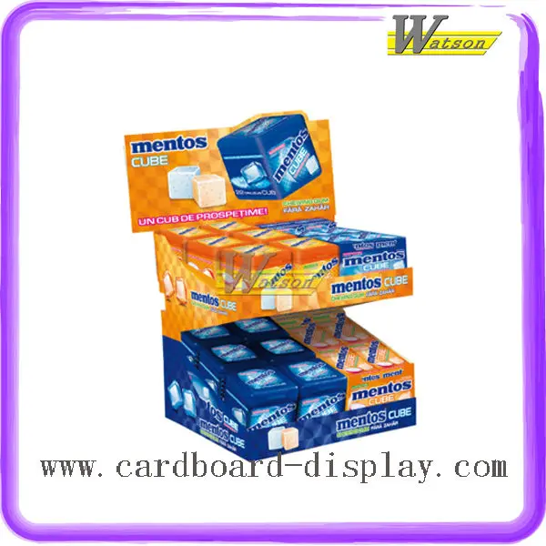 Mentos Candy Novel Cardboard Paper Floor Display Stand - Buy Paper ...