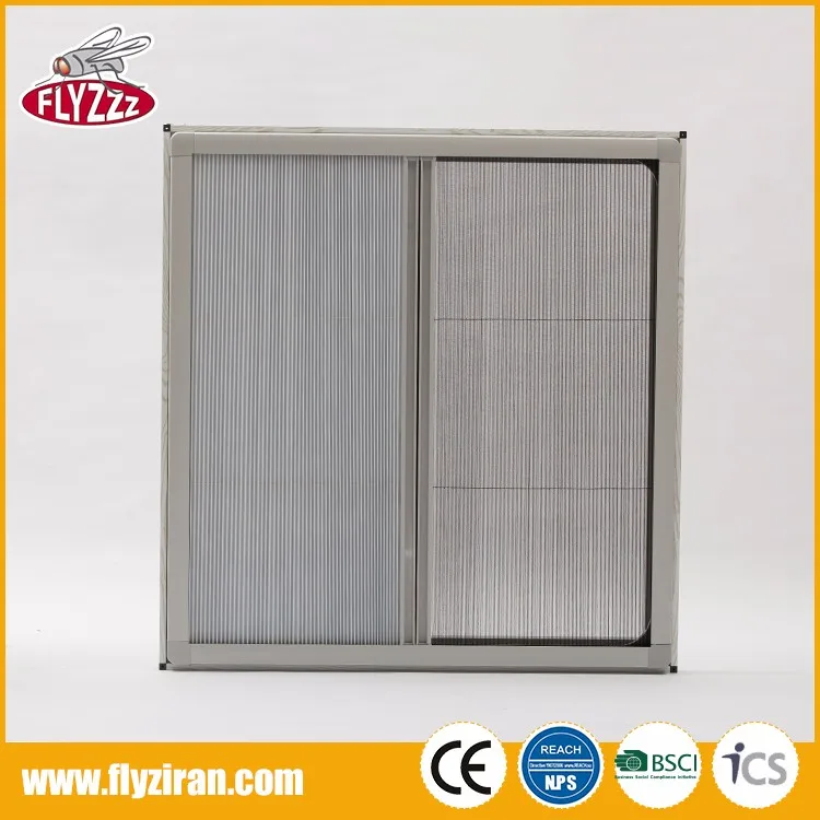Double Functional Pleated Screen Mesh Window Aluminum Frame - Buy ...