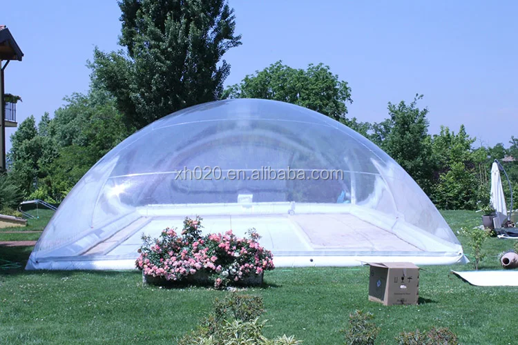 HOT Transparent Inflatable Pool Bubble Winter Dome Pool Covers