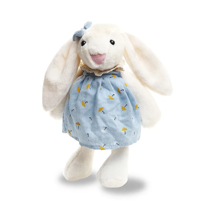 Freeshipping 30cm Loving Bow Bunny Plush Toy Stuffed Animal Doll High ...