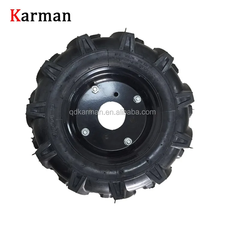 16 Inch 8PR High Quality Mini Tiller Wheel Tractor Tire 4.00-8 with Rim ...
