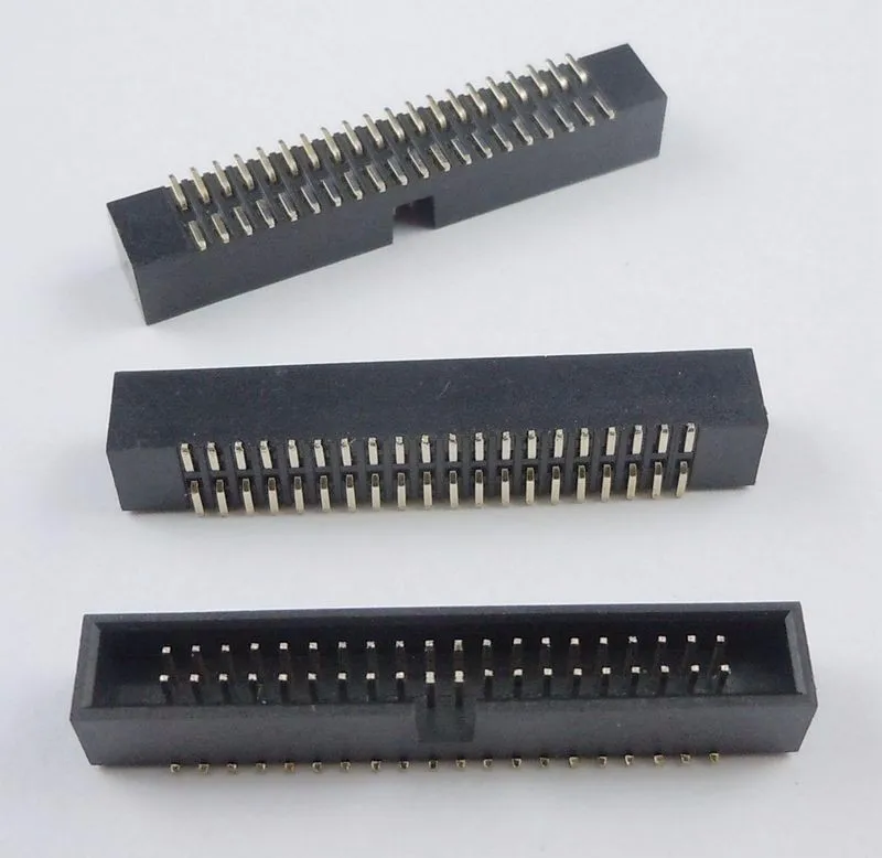 1.27mm Smt Pin Header Connector 2x20 Pin 40 Pin Smt Male Shrouded Pcb ...