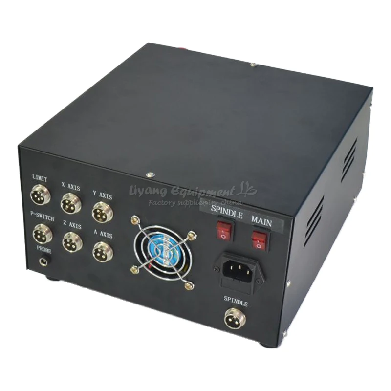 Dc Brushless Spindle Drive 4 Axis Cnc Control Box Mach3 Lpt Handle ...