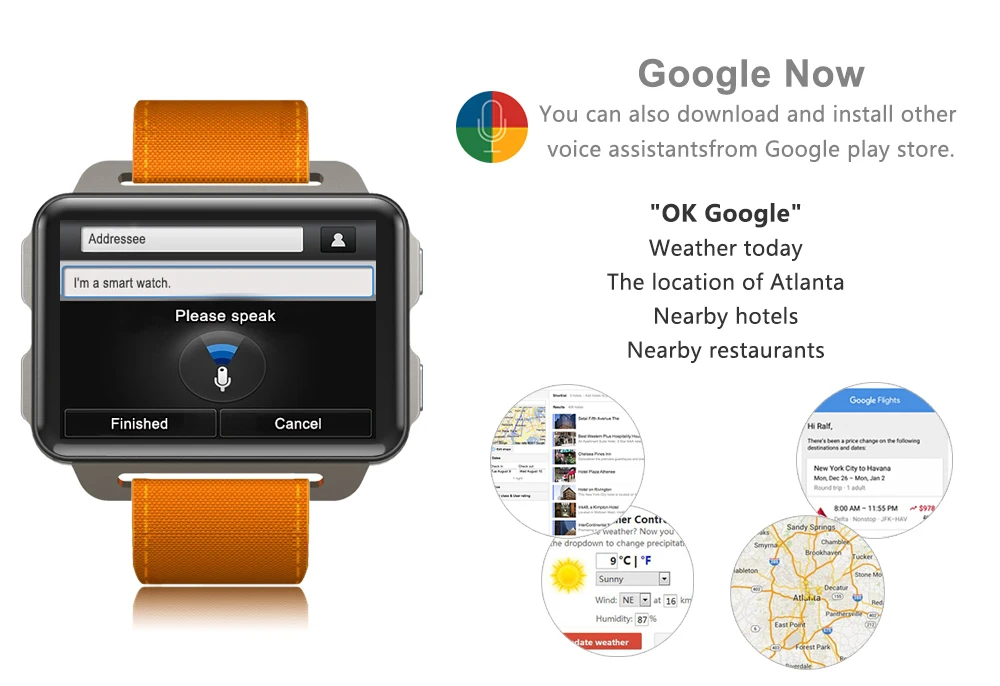 DM99 Smart Watch - 3G, Wifi, GPS, and Quad Core Power