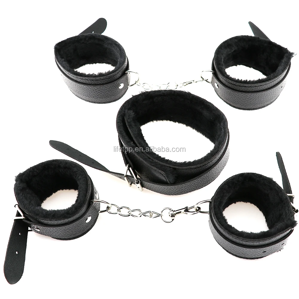 China 10 Pieces/set Leather Bdsm Bondage Restraints Kit For Women - Buy ...