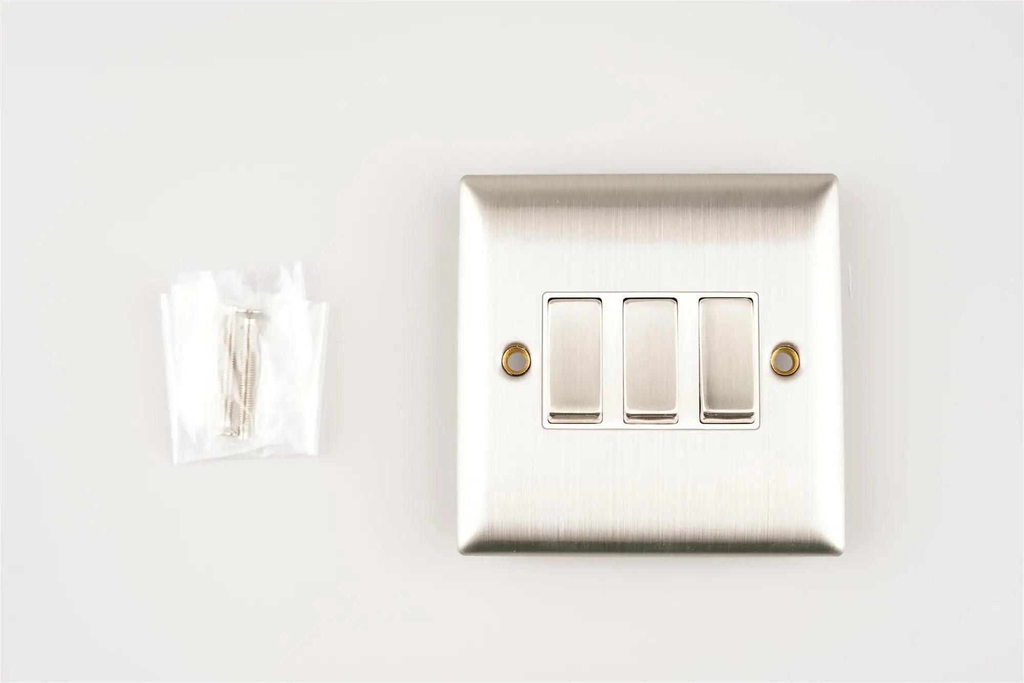 Stainless Steel 10ax 3gang 2way Wall Switch Outlet - Buy Modern 3 Gang ...