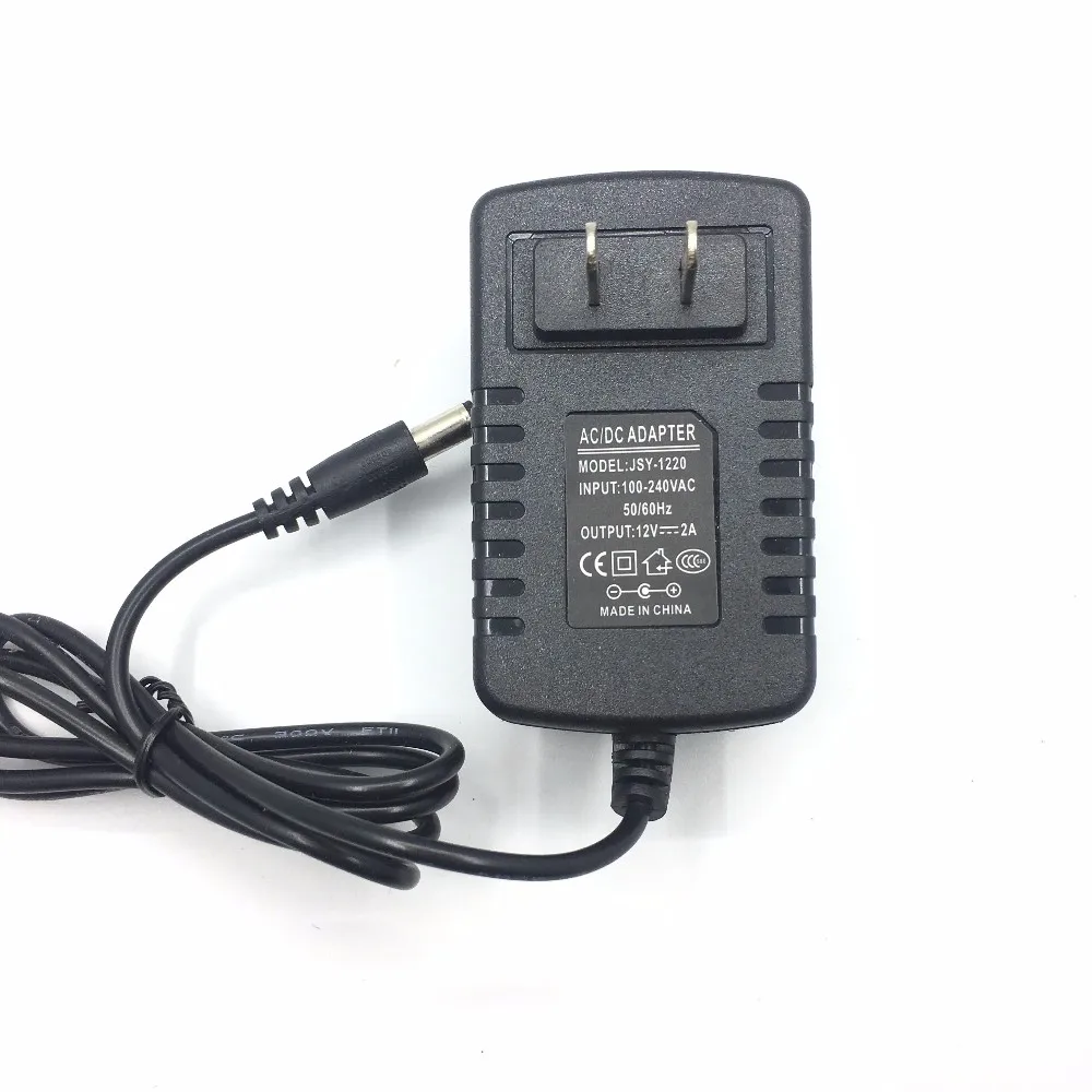 Dc 12v 2a 2 Pin Din Connector Power Adapter With Round Pin European ...