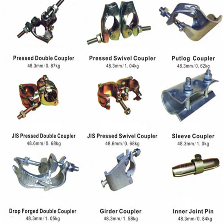 Bs/en 74 Standard Scaffolding Couplers Scaffold Clamp Swivel Drop ...
