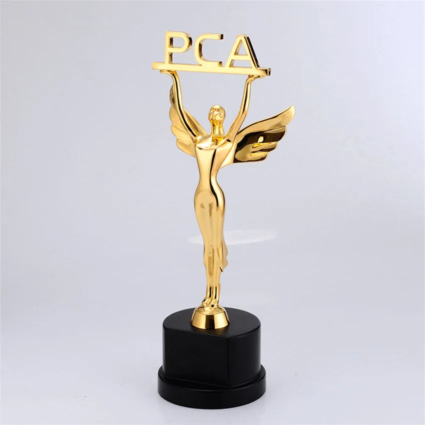 Gold Gift Trophies - Customizable Metal Medals for Awards