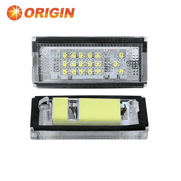 Emark Approved 18 Smd Led Rear Led Number Plate Light For Bmw E46 4d ...