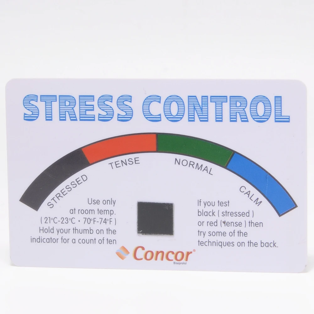 Inexpensive And Fine Stress Mood Test Card Promotional Card - Buy ...