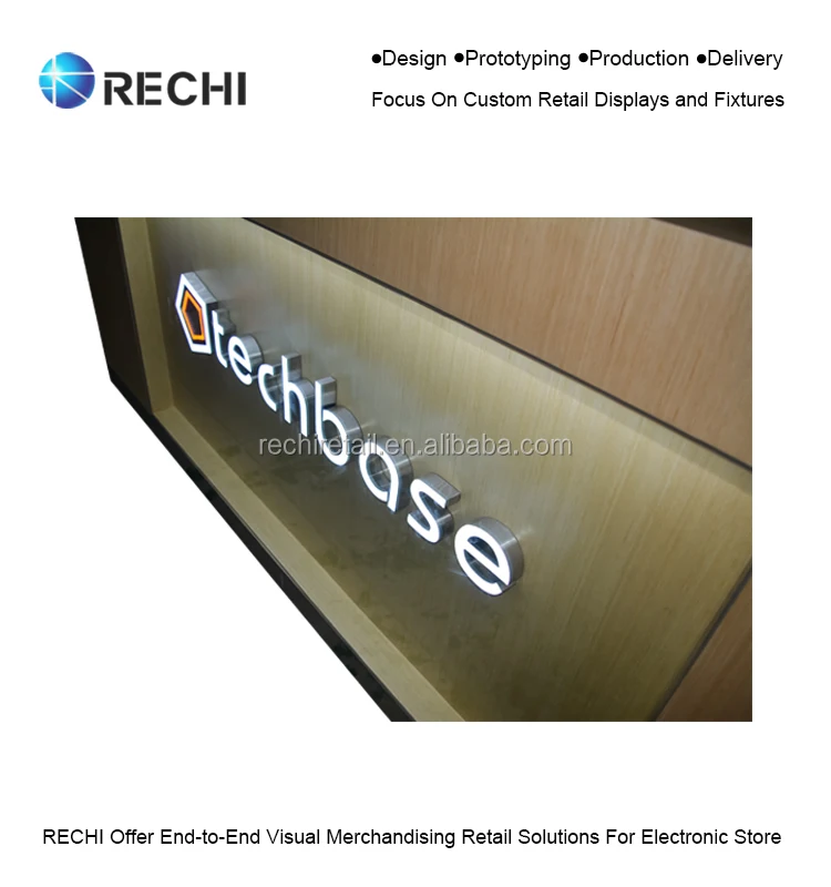 Rechi Custom Hi-end Wood Cashier/retail Store Checkout Counter With ...