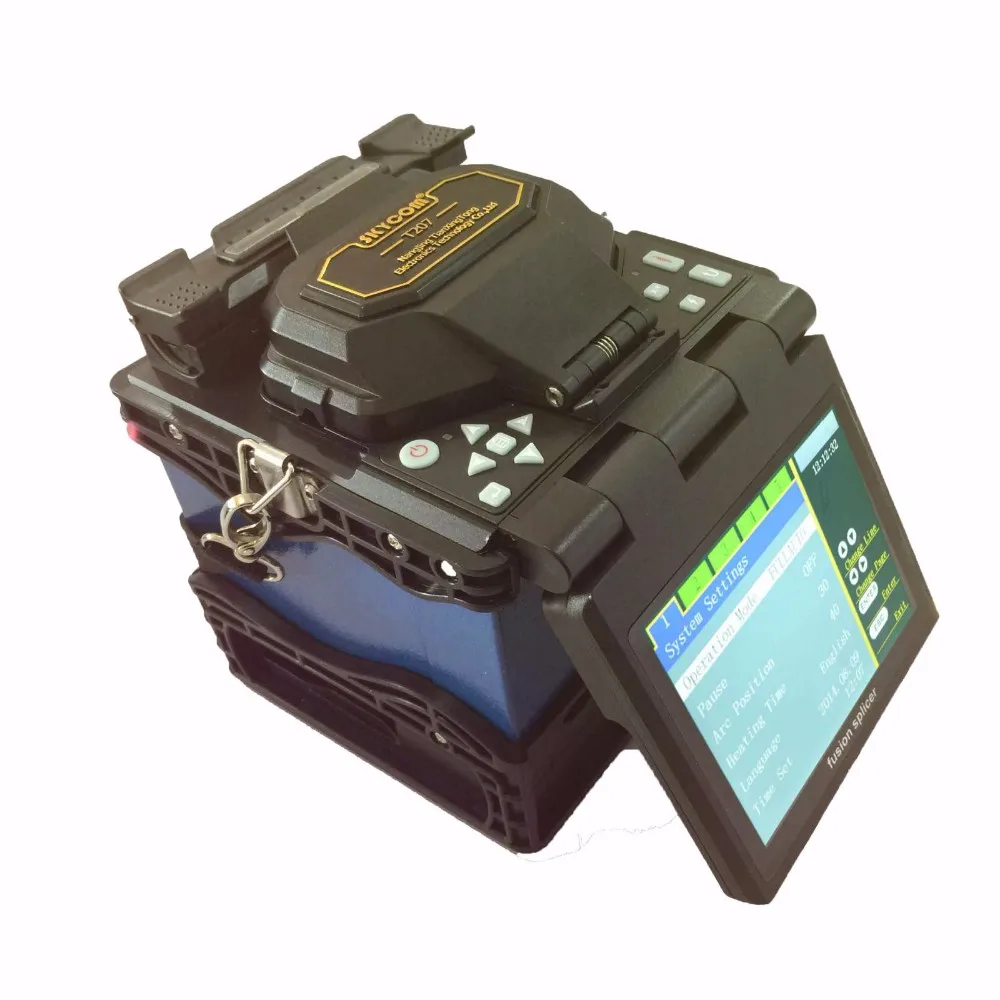SKYCOM T-207H Fiber Fusion Splicer: Fast 10-Second Splicing for SM/MM ...